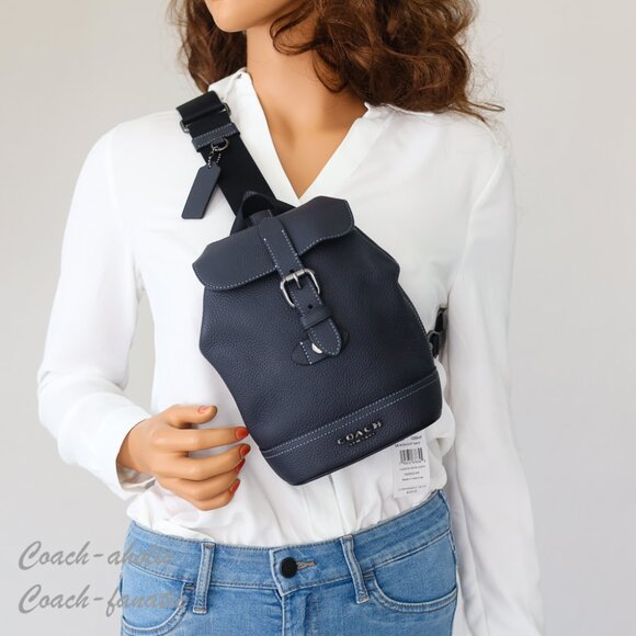 Coach | Bags | Nwt Coach Cb929 Hudson Small Pack Leather Crossbody ...
